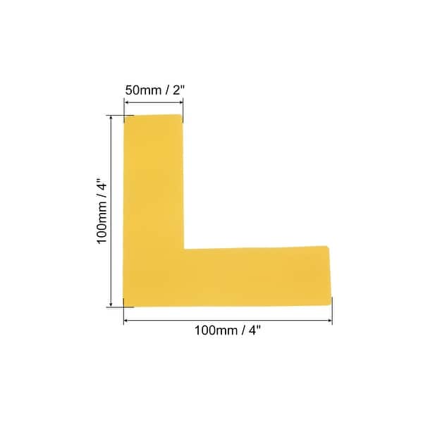 5s Location Marking Corner 4x4x1.2" 10Pcs L Shaped Floor Marker Red ...