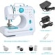 Sewing Machine for Beginners, 12 Built-in Stitches Portable Sew ...