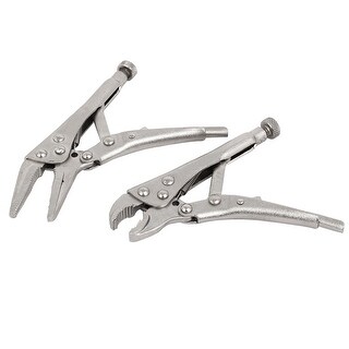 Carbon Steel Curved Straight Jaw Locking Plier Vise-grip Mole Wrench ...