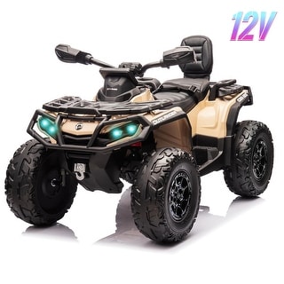 12V Kids ATV, 4-Wheel Ride On Toys with 2-Seater for Kids - Bed Bath ...
