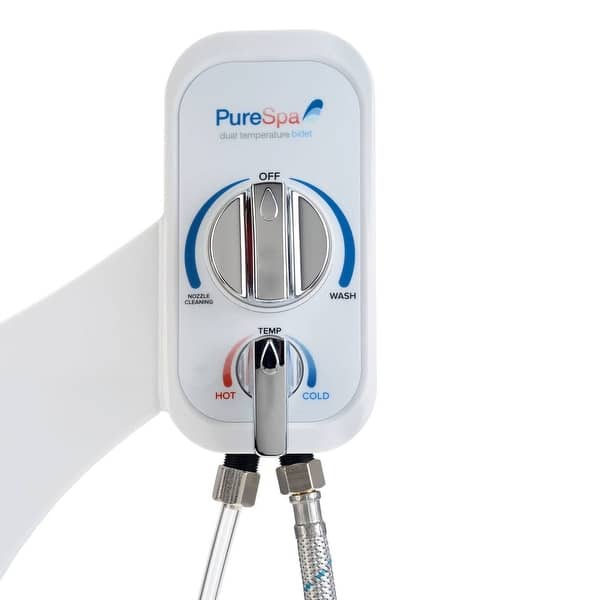 PureSpa Dual Temperature Non-Electric Bidet Toilet Attachment PSW-75 ...