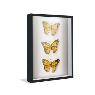 38x24 Shadow Box Frame Black | 1 inches Deep Real Wood Contemporary ...