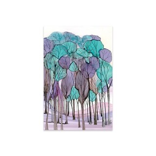 Semi Abstract Trees Print On Acrylic Glass by Jan Matthews - Bed Bath ...