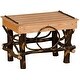 Hickory Log Foot Stool - Bed Bath & Beyond - 33585102