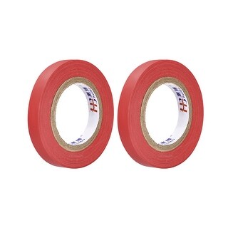 Insulating Tape 10mm x 14.5M x 0.15mm PVC Electrical Tape Red 2pcs - Bed Bath & Beyond - 32392837