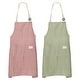 2Pack Kitchen Cooking Aprons Adjustable Chef Apron 2 Pockets - 75x68cm ...