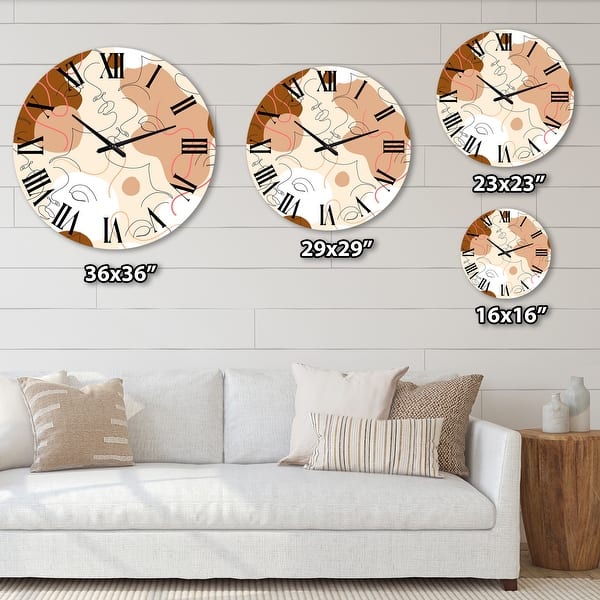 wall clock drawing