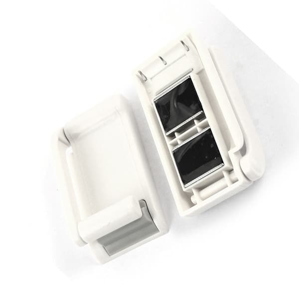 Home Toilet White Hard Plastic Magnetic Paper Tissue Holder Bracket - 3 ...