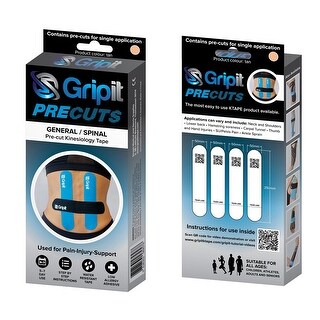 Gripit PRECUT- Lower Back / General Pack , Tan - Bed Bath & Beyond ...