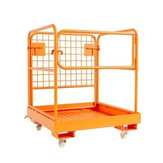 36"x36" Forklift Safety Cage (Without Wheel) - Bed Bath & Beyond - 41591597