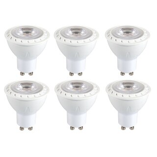 Indigo Home 6.5W Dimmable GU10 LED Bulb 3000K (6-Pack) - White - Bed ...