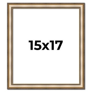 15x17 Frame Gold Solid Wood Shadow Box Width 1.5 Inches | Interior ...