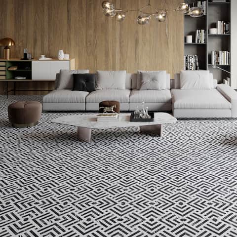 Merola Tile Rambla Arena 15.75" x 23.75" Porcelain Floor and Wall Tile ...