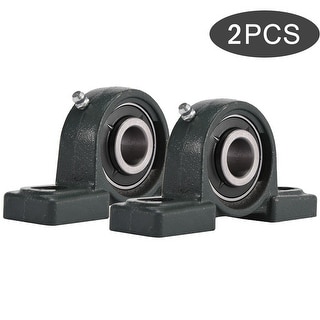 UCP204-12 Pillow Block Bearing 3/4 Inch Bore 2 Bolt Solid Base (2PCS) - Bed Bath & Beyond - 36953619
