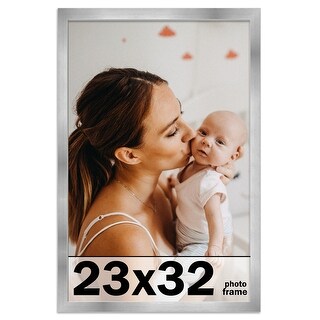 23x32 Frame Stainless Steel Silver Picture Frame - Modern Photo Frame ...