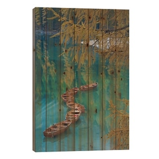 S Curve Print On Wood by Martin Podt - Multi-Color - Bed Bath & Beyond ...