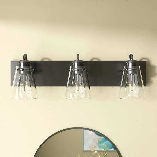 Luende Acuario Serie 3-Light Dimmable Bathroom Vanity Light - Bed Bath ...