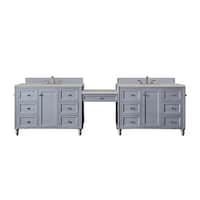 James Martin Vanities Copper Cove Encore 122" Double Vanity Set with ...