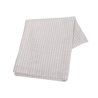 Light Grey Table Runner with White Square Pattern - 1 - Bed Bath ...