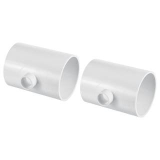 3" x 3/4" 3 Way Tee Pipe Fittings UPVC, 2 Pack Joint Coupling Pipe ...