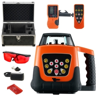 Laser Level, 1650ft, 360 Degree Self Leveling Red Cross Line Laser, 5 ...