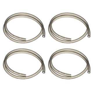 PVC Tubing 5/16" ID, 15/32" OD 4Pcs 3.28 Ft for Transfer, Light Brown ...