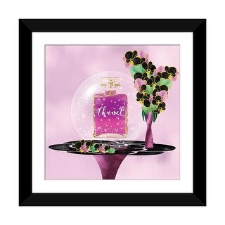 iCanvas "Azina Dark Pink Perfume Bottle & Orchids" by Pomaikai Barron ...