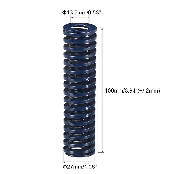 Die Spring, 1pcs 27mm OD 100mm Long Spiral Stamping Light Load ...