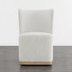 Spruce & Spring Brian Modern Dining Chairs with Casters&Wood Base Set ...