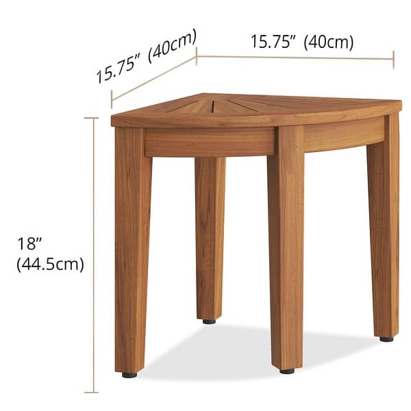 The Original Kai Corner Teak Shower Bench - Bed Bath & Beyond - 39193384