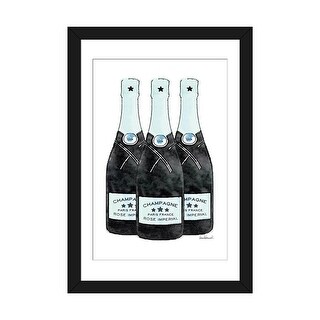 iCanvas "Champagne Teal Three Bottle" by Amanda Greenwood - Bed Bath ...