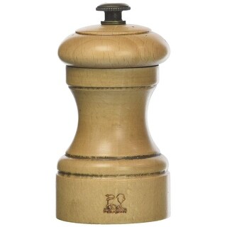 Peugeot Bistro Antique 4 Inch Pepper Mill, Beechwood - Bed Bath ...