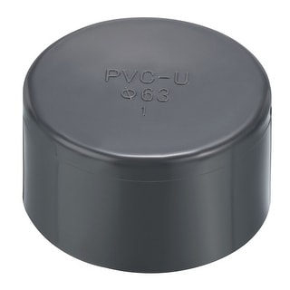 2" UPVC Pipe End Cap Fitting, Furniture Grade Plug Coupling Grey - Bed ...