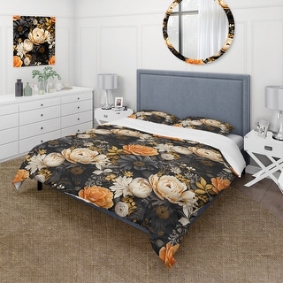 Designart "Splendid Marigold Mosaic Collage III" Cottage Bedding Cover ...