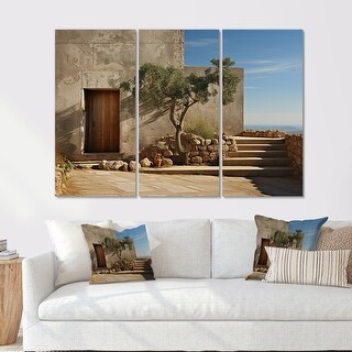 Designart "Monuments Mimalism Scenery Photograph" Monuments Canvas Set ...