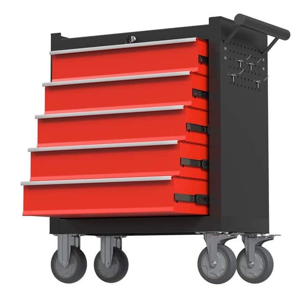 5-Drawer Heavy Duty Rolling Tool Chest Tool Storage Box - N/A - On Sale ...