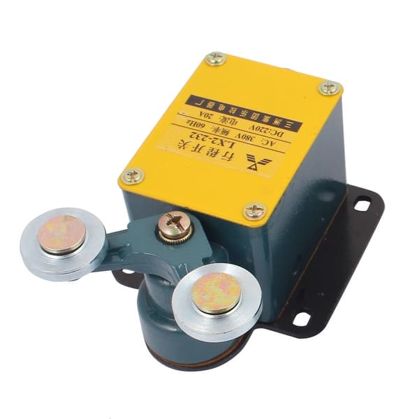 LX2-232 220VDC 380VAC 20A Latching Double Rotary Lever Limit Switch 1NO ...