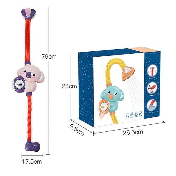 Children Bath Toy Cartoon Baby Bathtub Shower Nozzle - Bed Bath ...