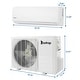 ZOKOP 18000 BTU 230V Mini Split Air Conditioner with Heater and Remote ...