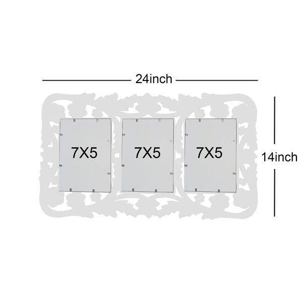 2 Pack Collage Picture Frame for 5x7 Photos with 3 openings - Bed Bath ...