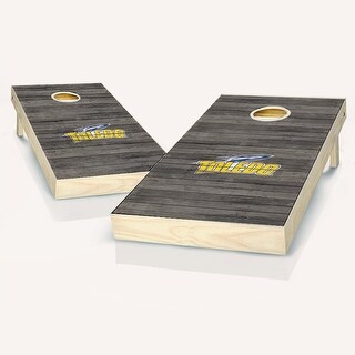 Toledo Rockets Distressed NCAA Team Cornhole Boards - Bed Bath & Beyond ...
