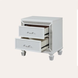 Crystal Wood Nightstand - Bed Bath & Beyond - 37124853