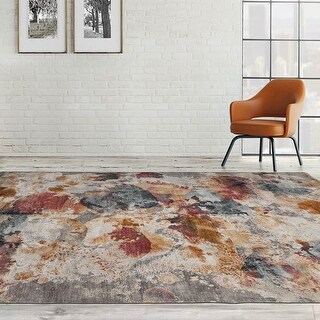 Hand Knotted Tibetan Sherpa Beige Wool Silk Modern Oriental Area Rug ...