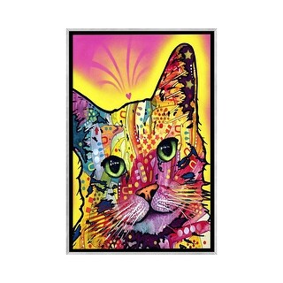 iCanvas "Tilt Cat" by Dean Russo Framed - Bed Bath & Beyond - 37658154