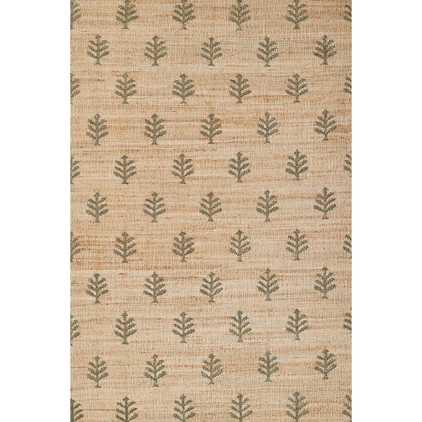 Erin Gates by Momeni Orchard Verdure Natural Hand Woven Wool and Jute ...