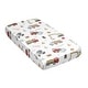 Sweet Jojo Designs Red Blue Construction Truck Boy Satin Fitted Crib ...