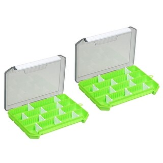 Waterproof Fishing Lure Box, 2 Pack Fish Tackle Accessory Storage - Bed ...