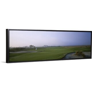 "Golf flag on a golf course, Ocean Golf Course, Kiawah Island, South ...