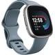 Fitbit Versa 4 Waterfall Blue Platinum Fitness Smartwatch - Bed Bath ...