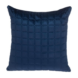 Navy Blue Quilted Decorative Throw Pillow - Bed Bath & Beyond - 39556307